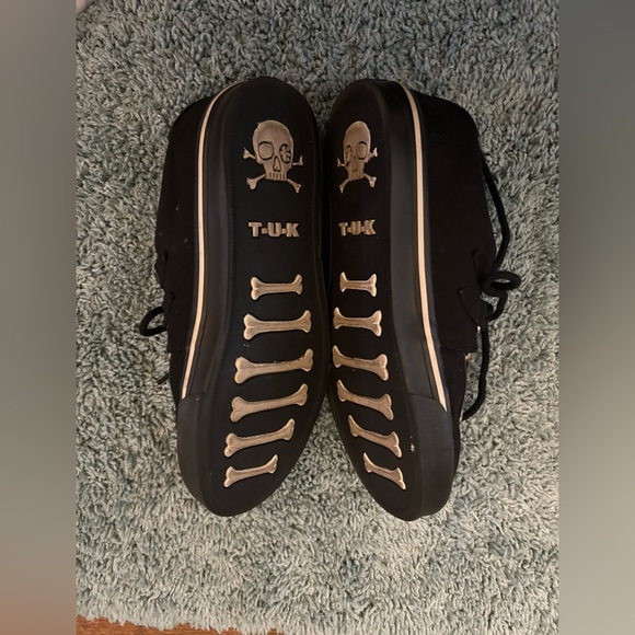 tuk | Shoes | Tuk Black Cheetah Creeper Lace Up Shoes Size Us 6leopard ...